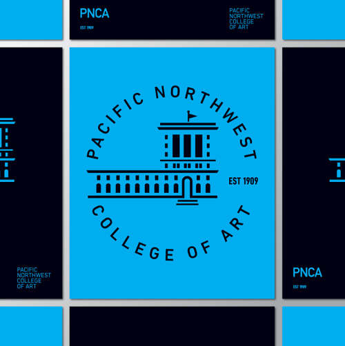 PNCA CAMPUS POSTER STUDY - MAT BOWERS STUDIO—STRATEGIC BRAND DESIGN FOR ...