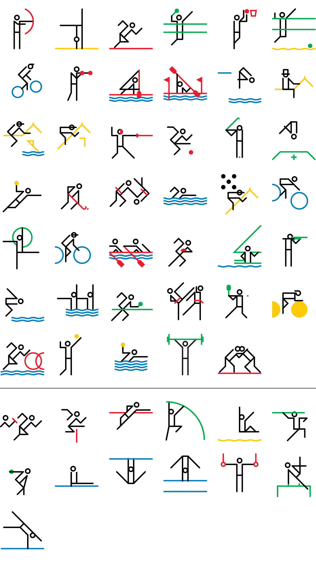 Olympic pictograms - Álvaro Valiño - Portfolio