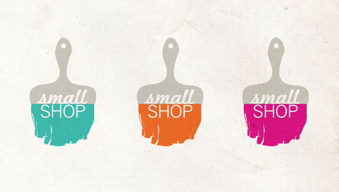 smallSHOP logo + website - BRI EMERY