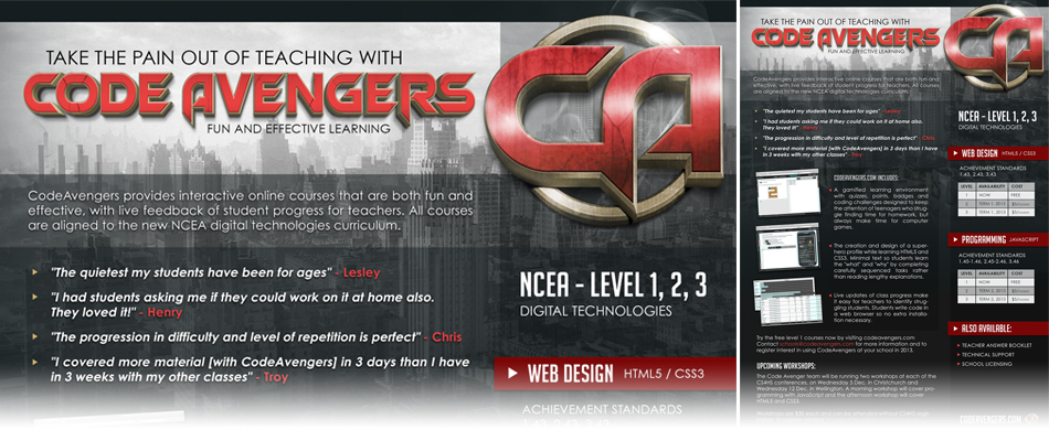 Code Avengers - Noah Cremisino Design & Illustration