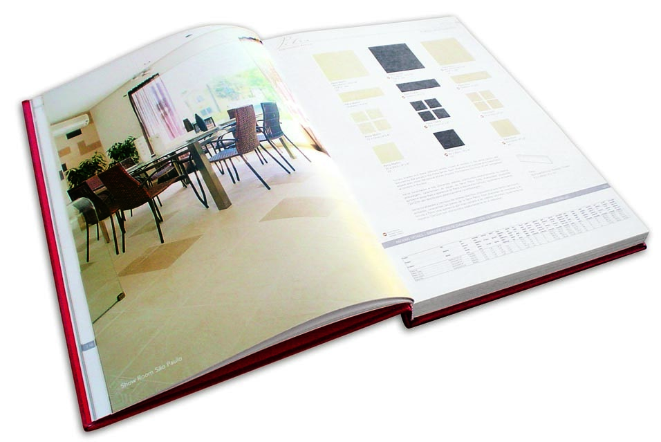 catalog design for ceramic tiles collections - Patricia De Ross