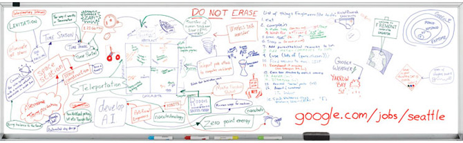 Google White Board - Jonathan Harris - Creative Director