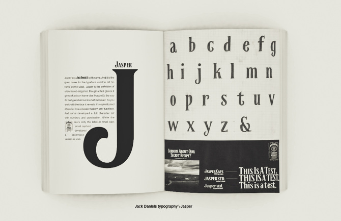 Jack Daniel's Typography - mahoney