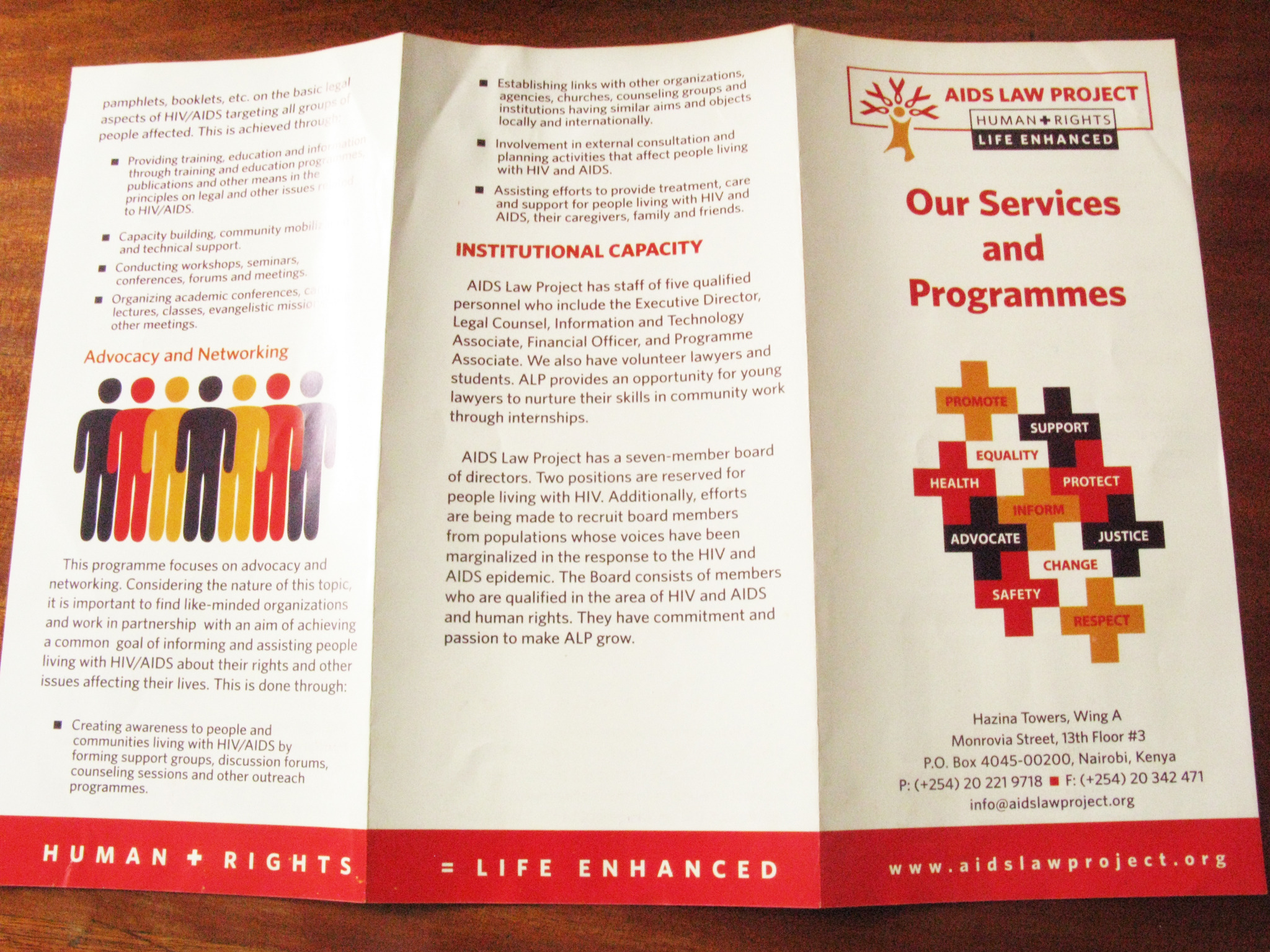 AIDS Law Project - Lien Tran // Interaction Designer