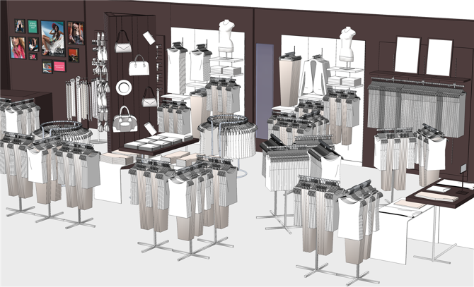 VISUAL MERCHANDISING PROMOD - Sandrine Travers fashion and graphic designer