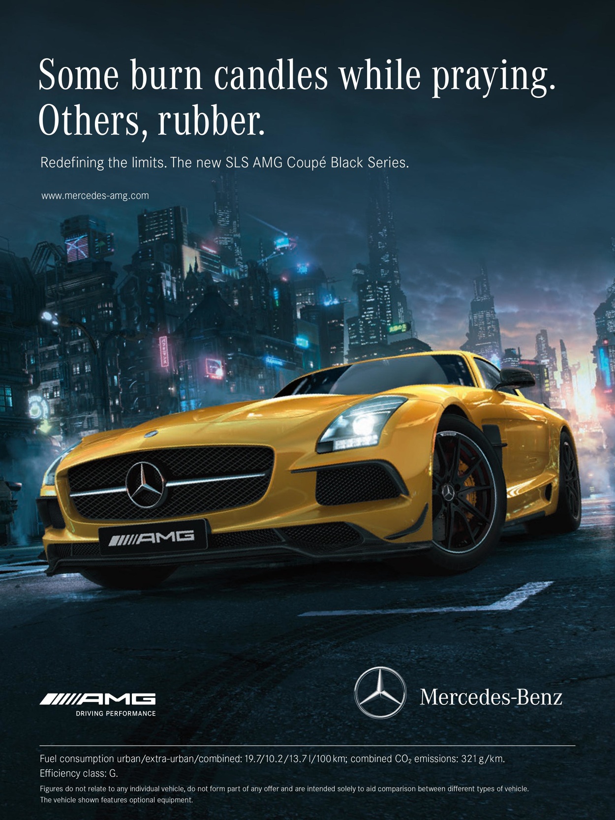 Mercedes SLS AMG Black Series // Print Campaign - Justin Salice-Stephan