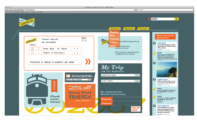 Amtrak Rebrand - KU Visual Communication