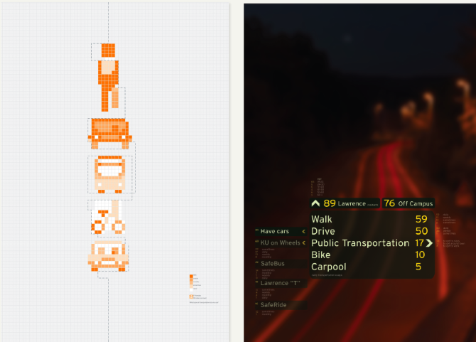 Transportation Infographic - KU Visual Communication