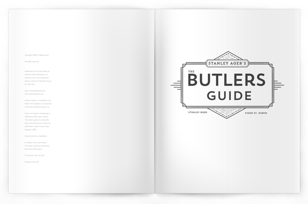 The Butler's Guide - KU Visual Communication