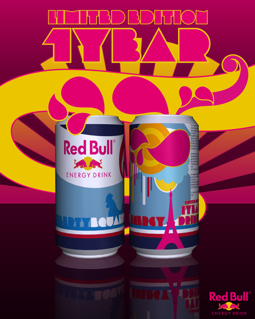 Design canette RedBull - Portfolio de Julien Vieira