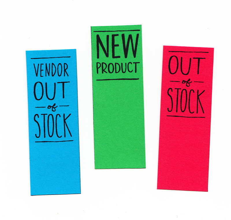 Grocery Shelf Signs - Marcie Palmer