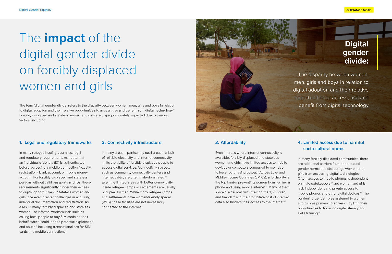 Editorial Design / UNHCR - variogram — visual communication