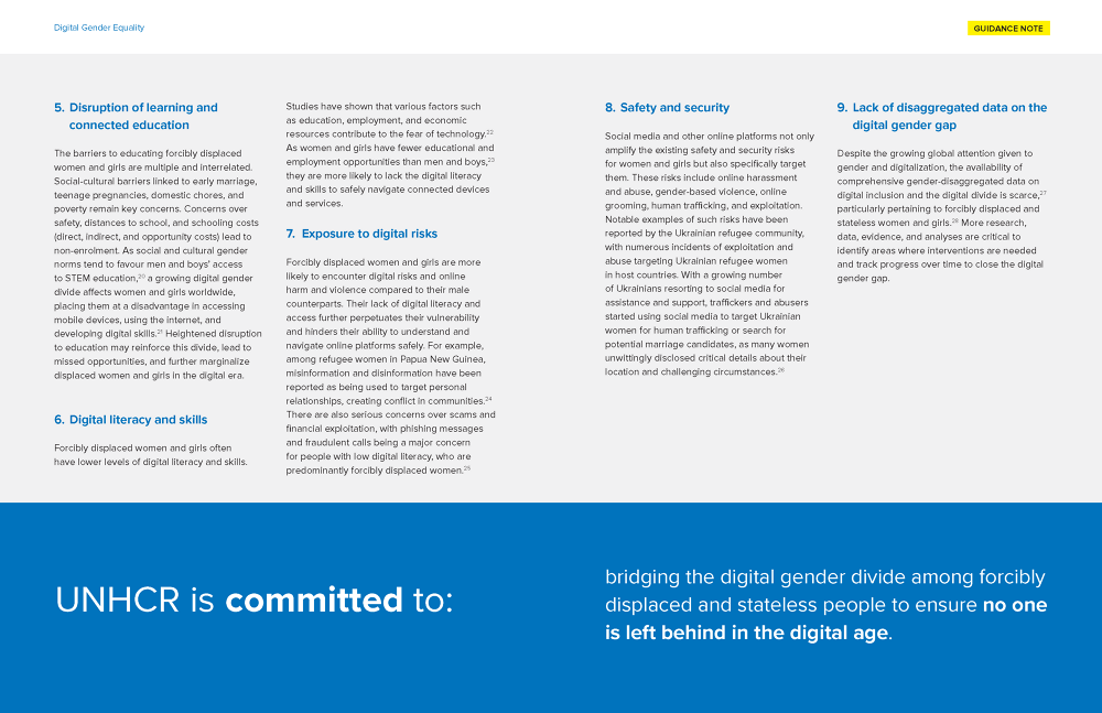 Editorial Design / UNHCR - variogram — visual communication