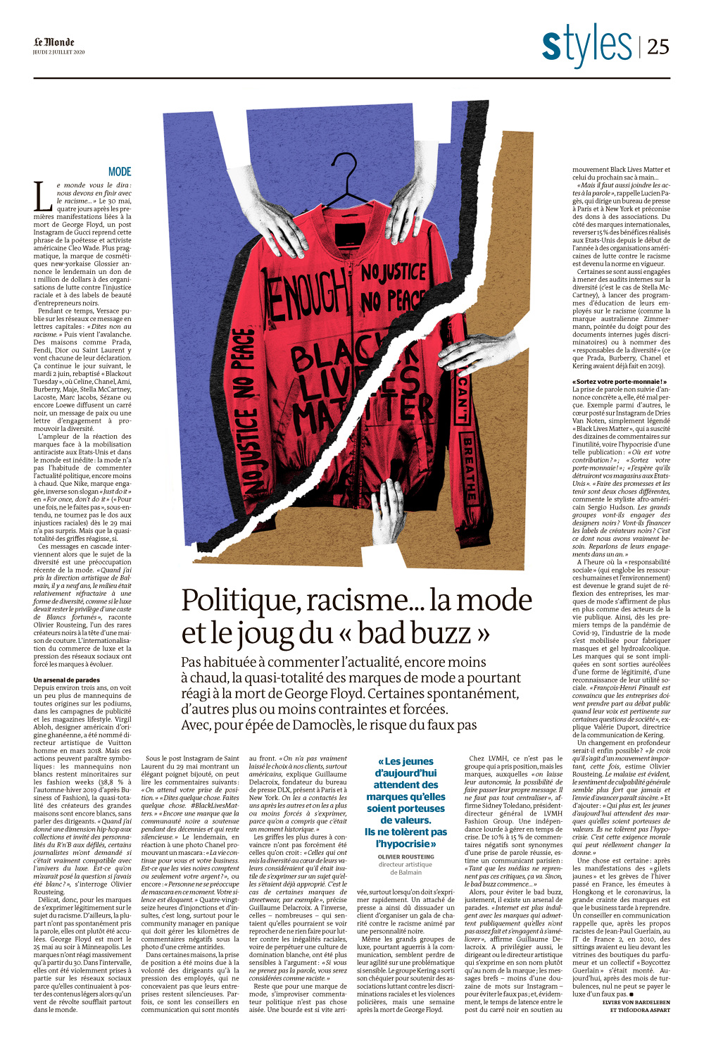 Le Monde, Styles - Mathilde Aubier