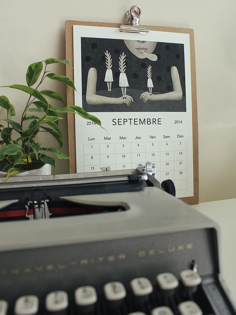 Calendrier / Calendar - Mathilde Aubier