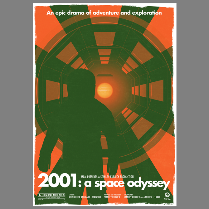 2001: A Space Odyssey Posters #2 - excites - the Portfolio of Simon C. Page
