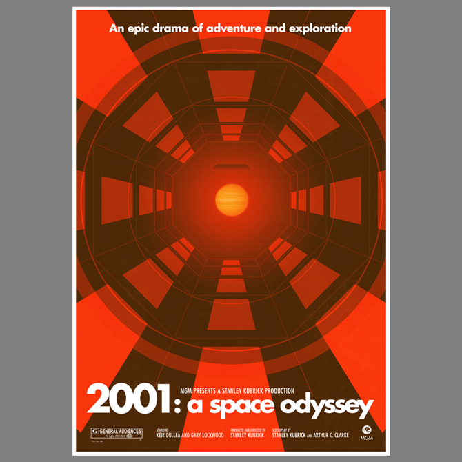 2001: A Space Odyssey Posters #2 - excites - the Portfolio of Simon C. Page