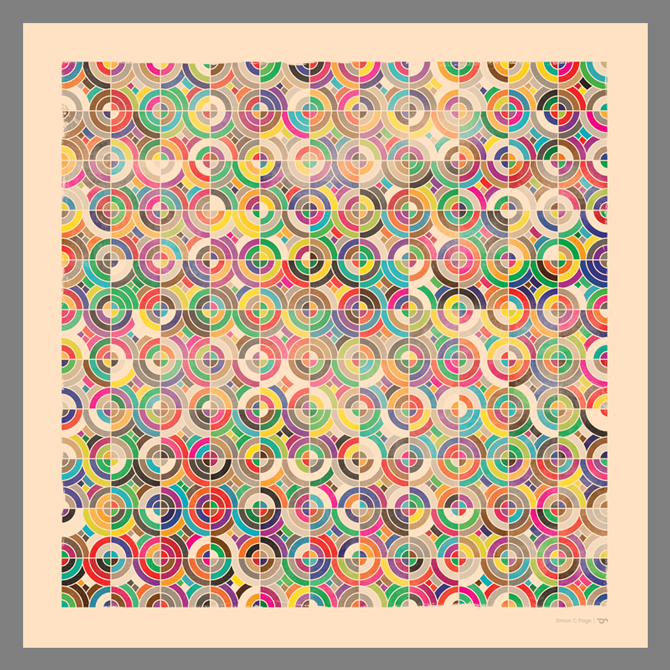 Geometric Retro Grunge Prints - excites - the Portfolio of Simon C. Page