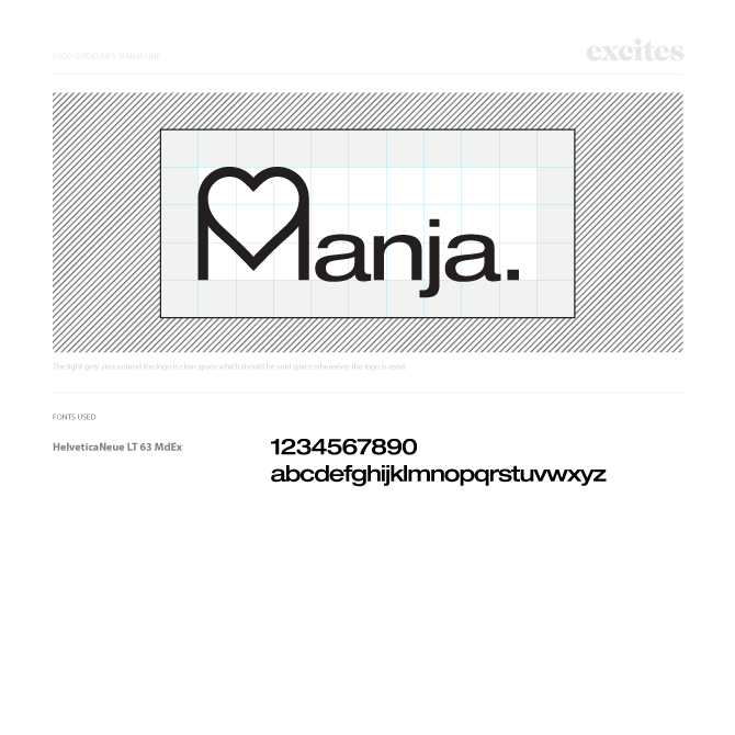 Manja Logo - excites - the Portfolio of Simon C. Page