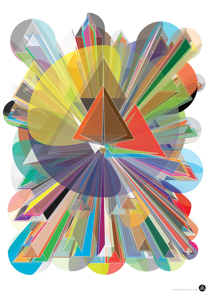 Omega Code Posters - excites - the Portfolio of Simon C. Page