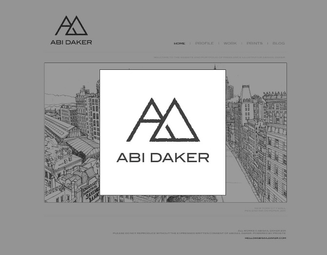 Abi Daker Logo - excites - the Portfolio of Simon C. Page