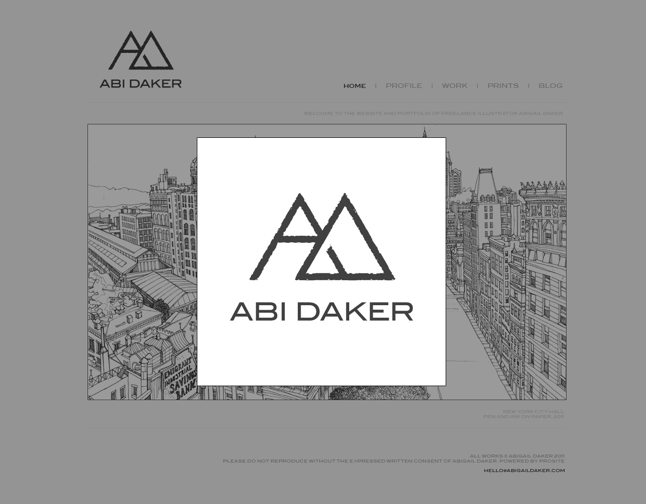 Abi Daker Logo - excites - the Portfolio of Simon C. Page