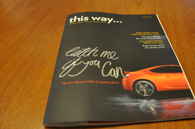 Toyota Magazine - Future - excites - the Portfolio of Simon C. Page