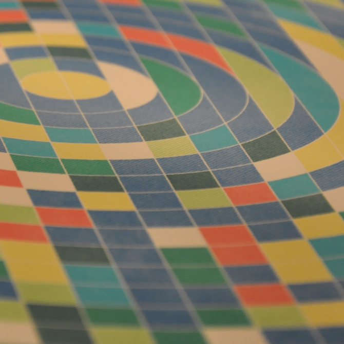 Limited Edition Geometric Retro Grunge Print - excites - the Portfolio ...