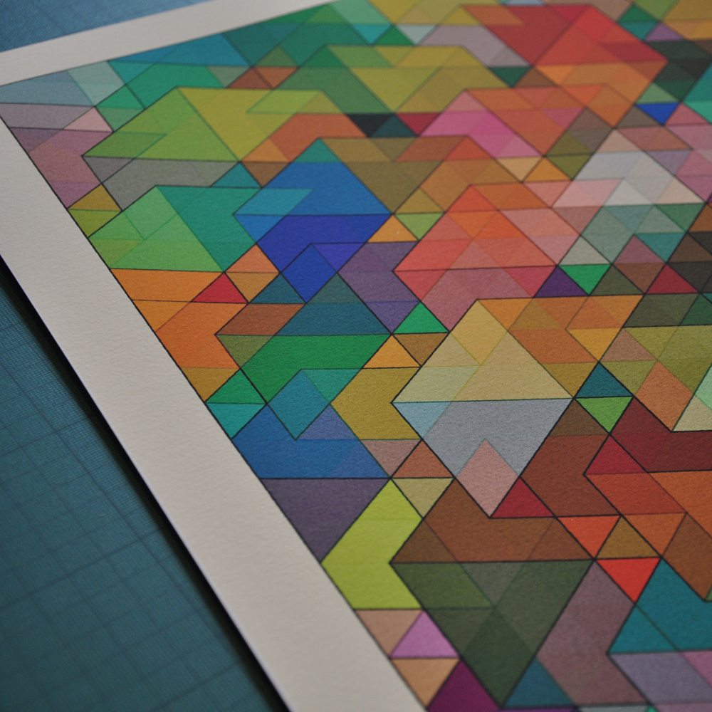 CUBEN Illusion Print - excites - the Portfolio of Simon C. Page