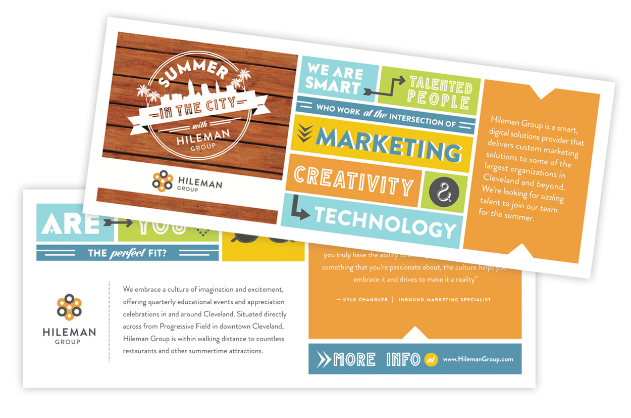 Hileman Group - Summer Internship Collateral - Alex Brasure | Web ...
