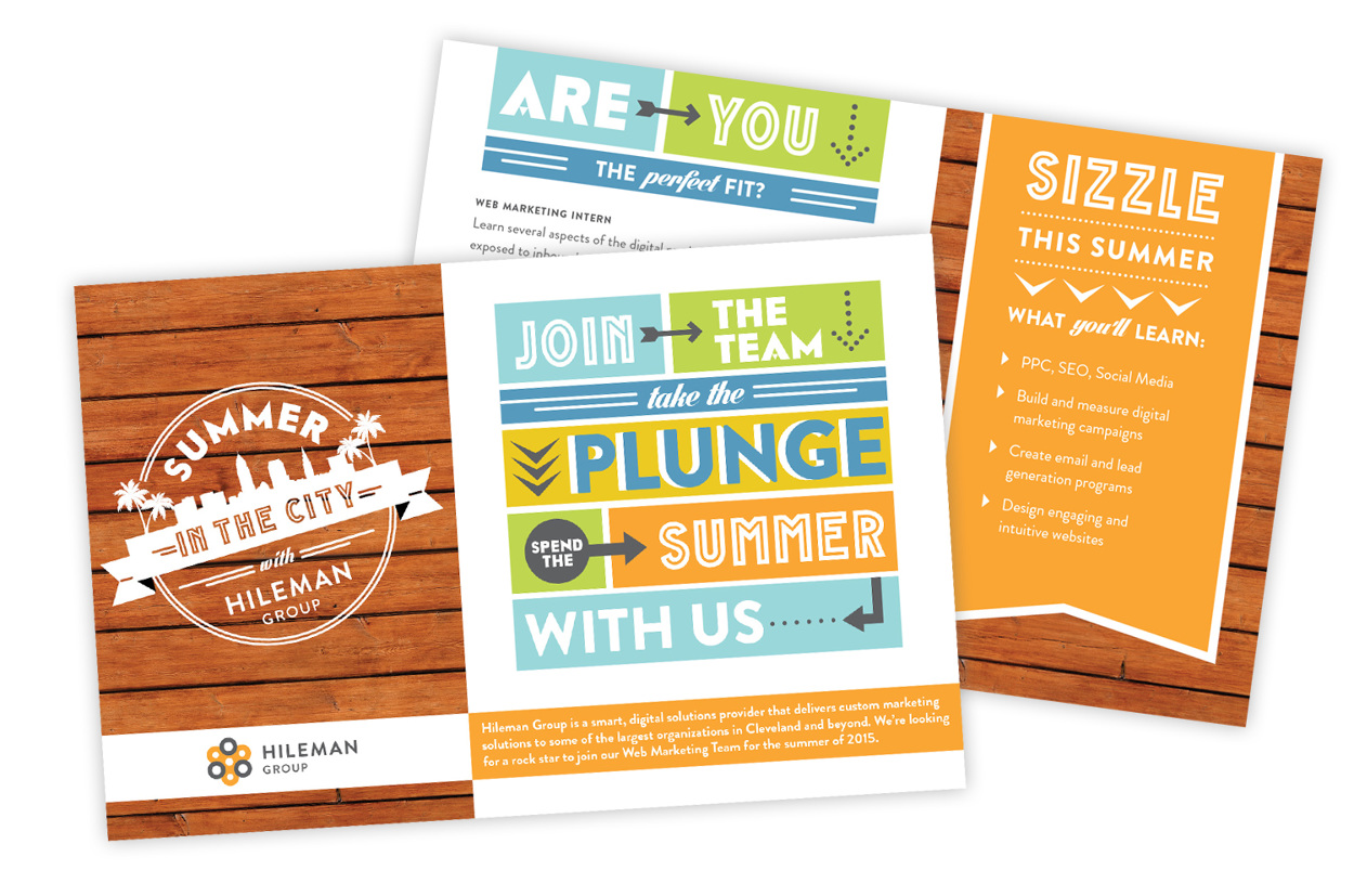 Hileman Group - Summer Internship Collateral - Alex Brasure | Web ...
