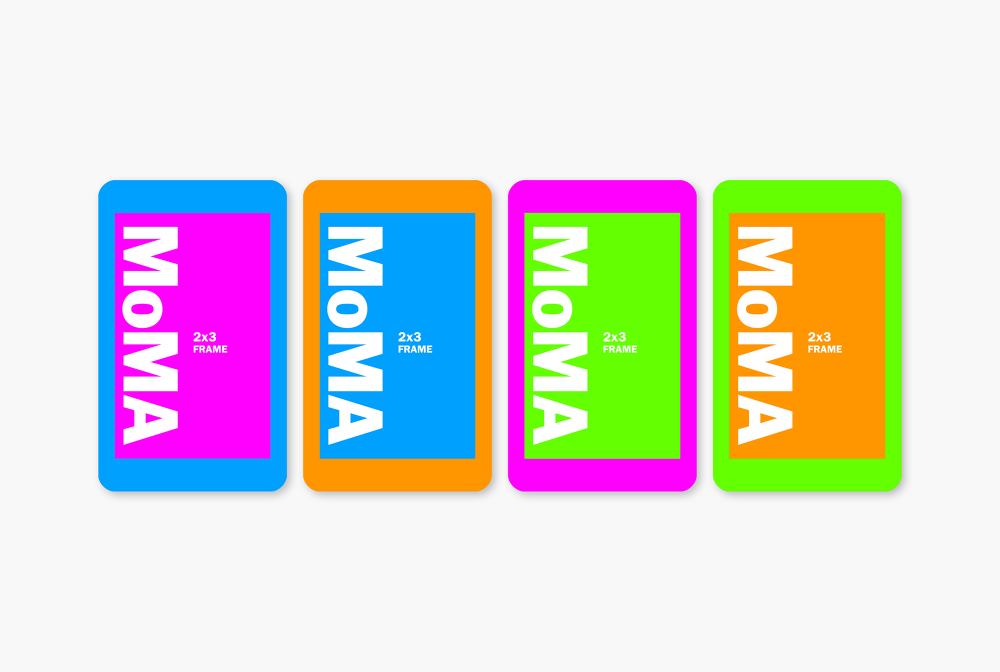 MoMA DS — Magnetic Frames - Lichen Project — Graphic Design