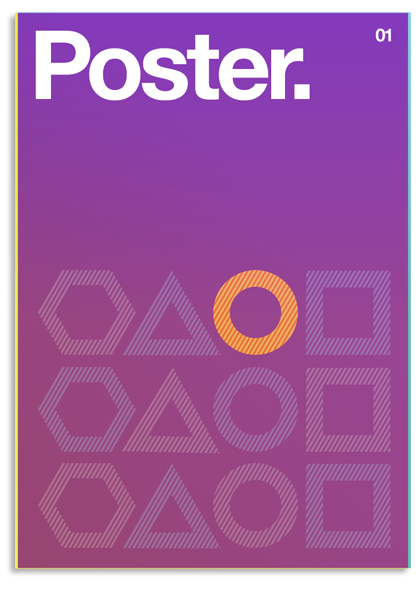 Poster Design : Shapes Set - AnotherDesignPortfolio.