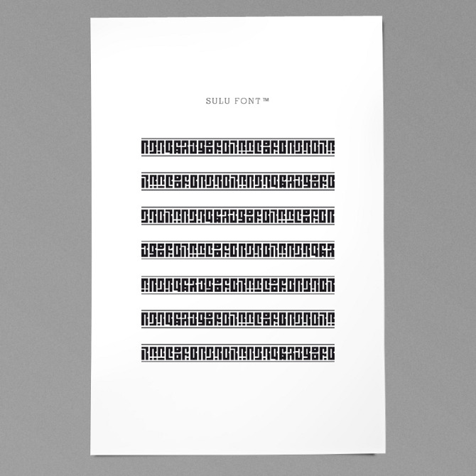 Sulu font - Stefan Schlageter / Design & Illustration Portfolio