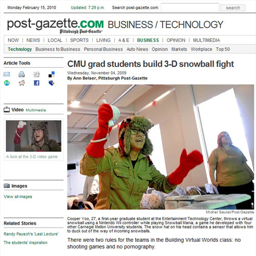 Snowball Mania - Cooper S. Yoo Portfolio