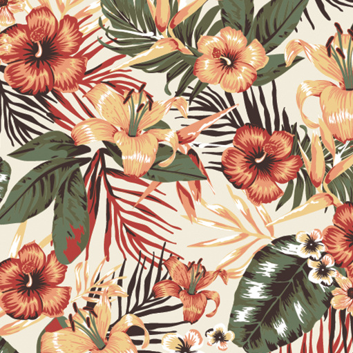 Tropical textile patterns - Kristina Klaffke