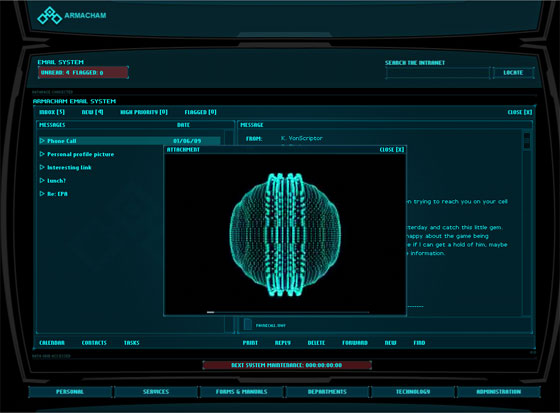FEAR 2: Armacham Intranet - David Verble's Portfolio