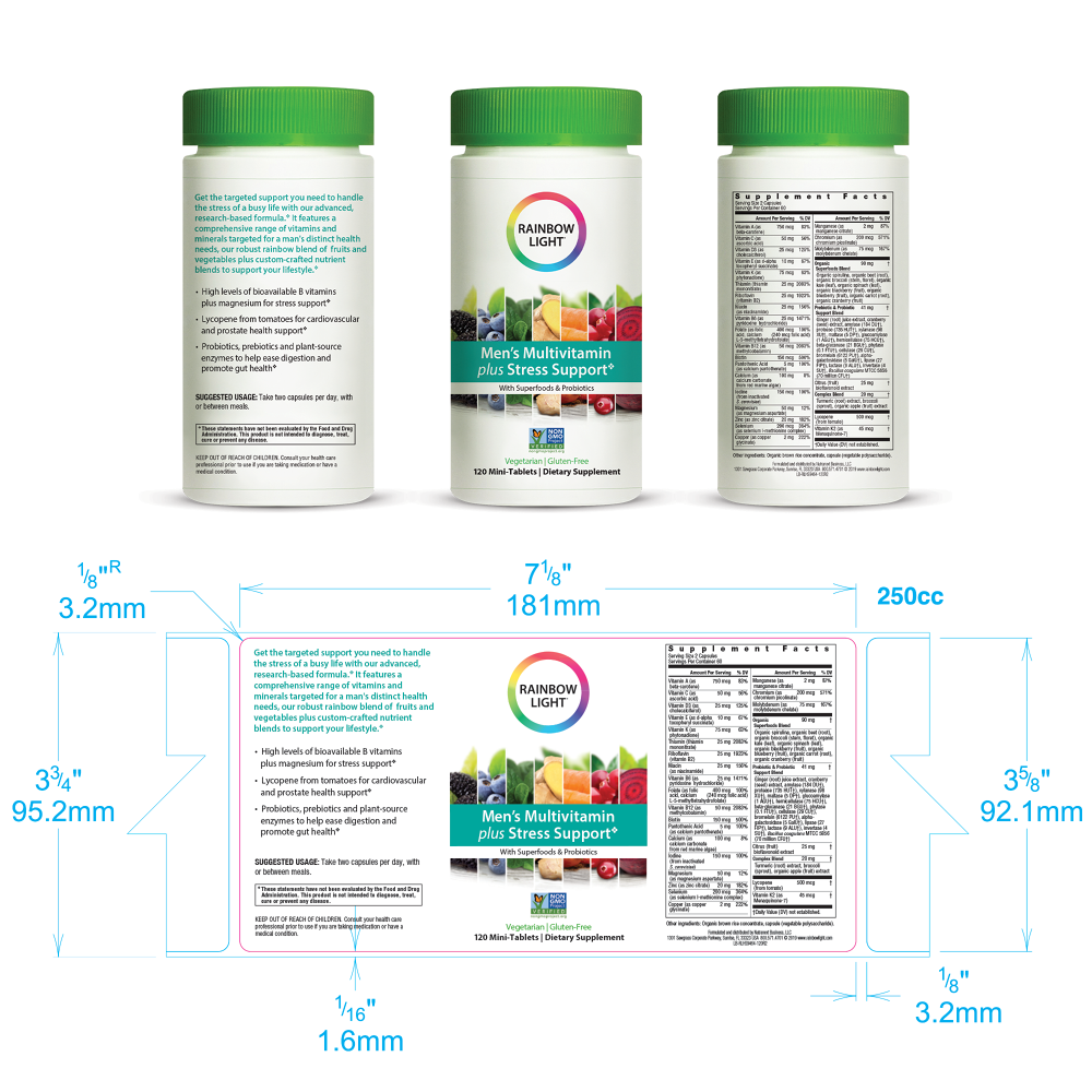 RAINBOW LIGHT - Labels & Renders - Eduardo Lozada / Graphic Design