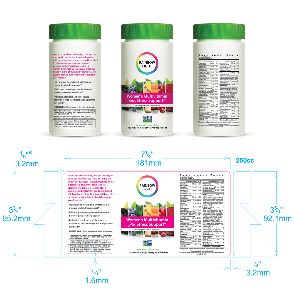RAINBOW LIGHT - Labels & Renders - Eduardo Lozada / Graphic Design