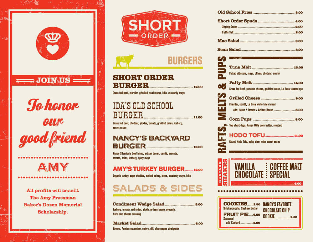 SHORT ORDER - Design + Creativity