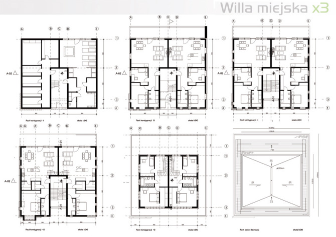 Multistorey House - city villa x3 - architecture