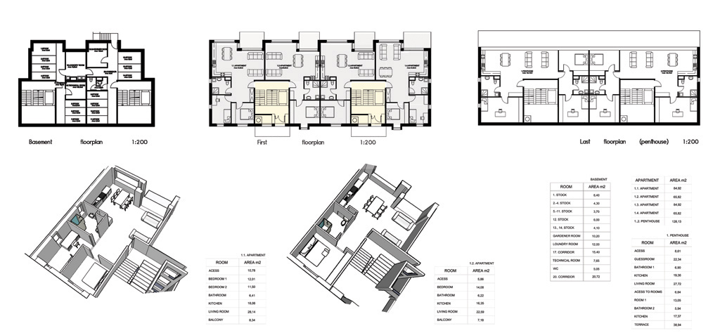 Energy Class 1 Multistorey House - architecture