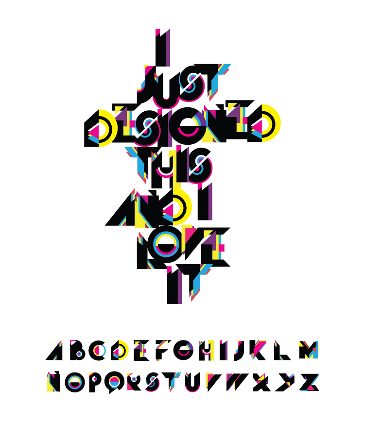 Funky Typeface - Work Selection Of Graphic Designer Andrei Robu