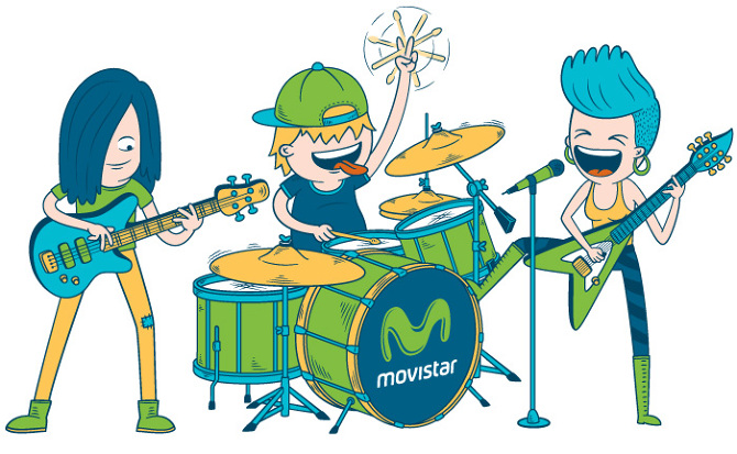 Movistar - Martin Orza | Illustrator & Graphic Artist