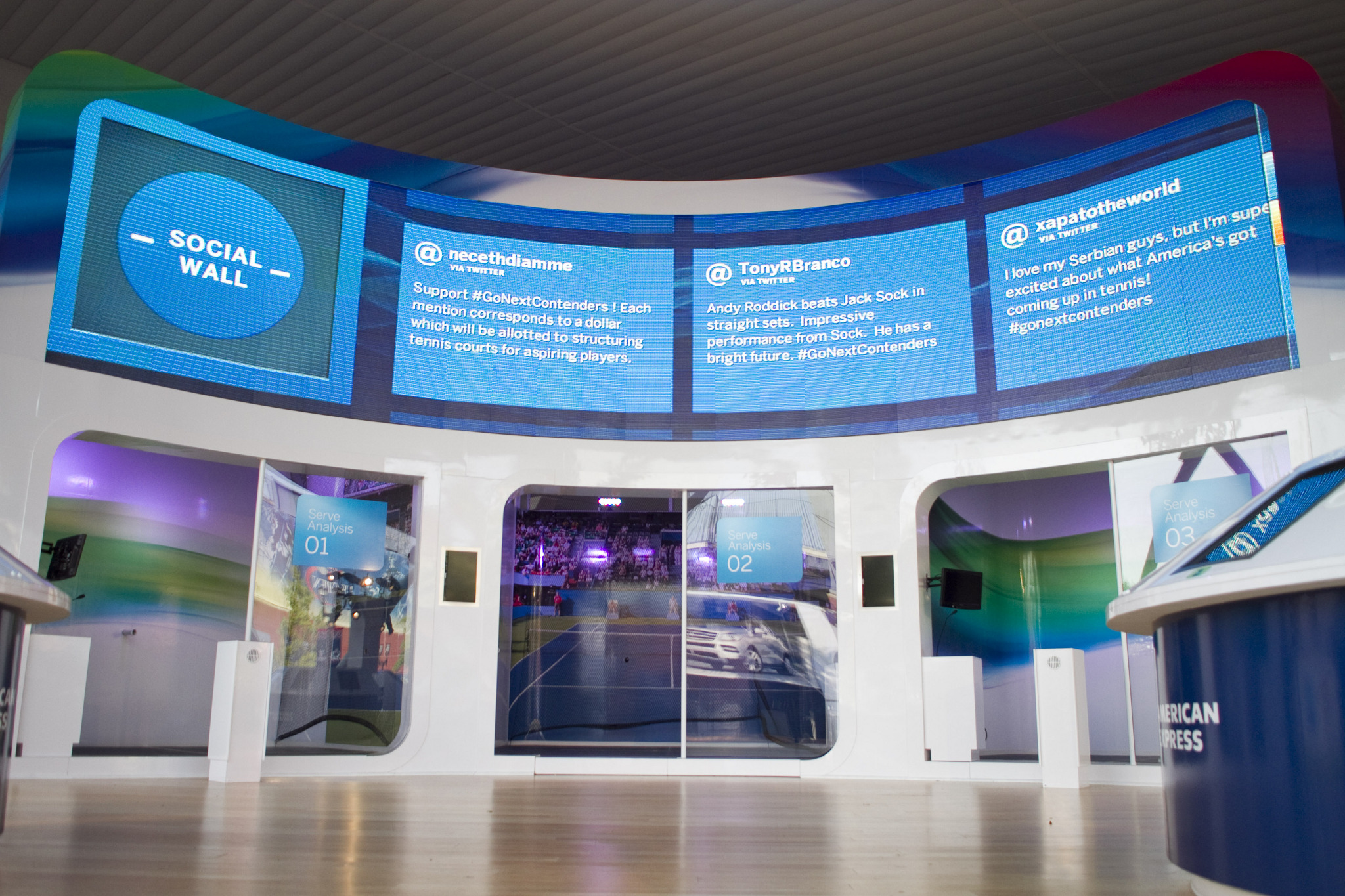 American Express US Open Tennis - Eric Dewyngaert Design, Inc.