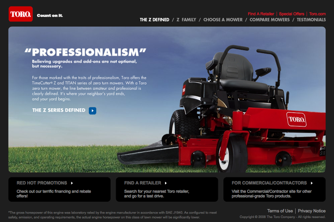 Toro Professionalism - Dane Roberts: Creative Lead, Copywriter, Content ...