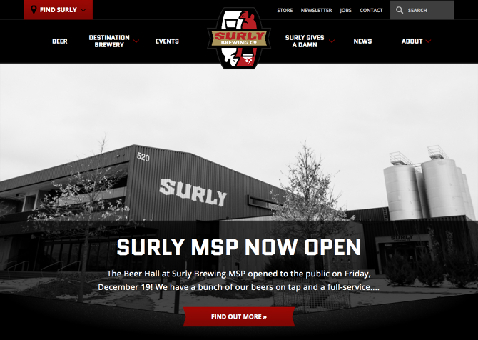 Surly Brewing Social Media & Website - Dane Roberts: Creative Lead ...
