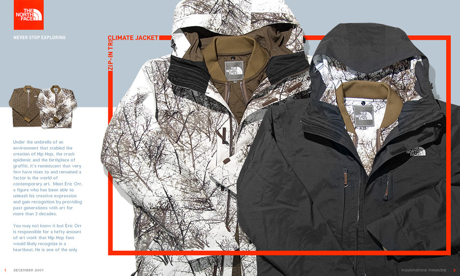 The North Face - Design & Art Direction by Greg Washington