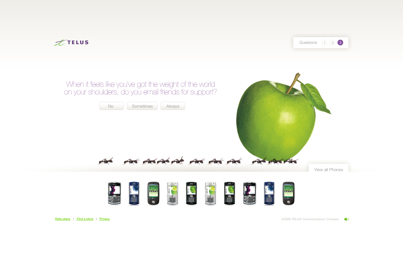 Telus - Design & Art Direction by Greg Washington