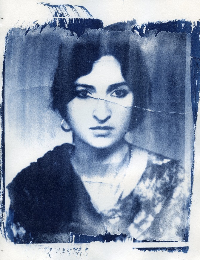Diasporic Cyanotypes - Sanaa Hamid